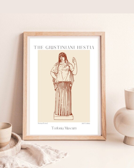Hestia Print Hestia Altar Decor Goddess Poster Greek - Etsy