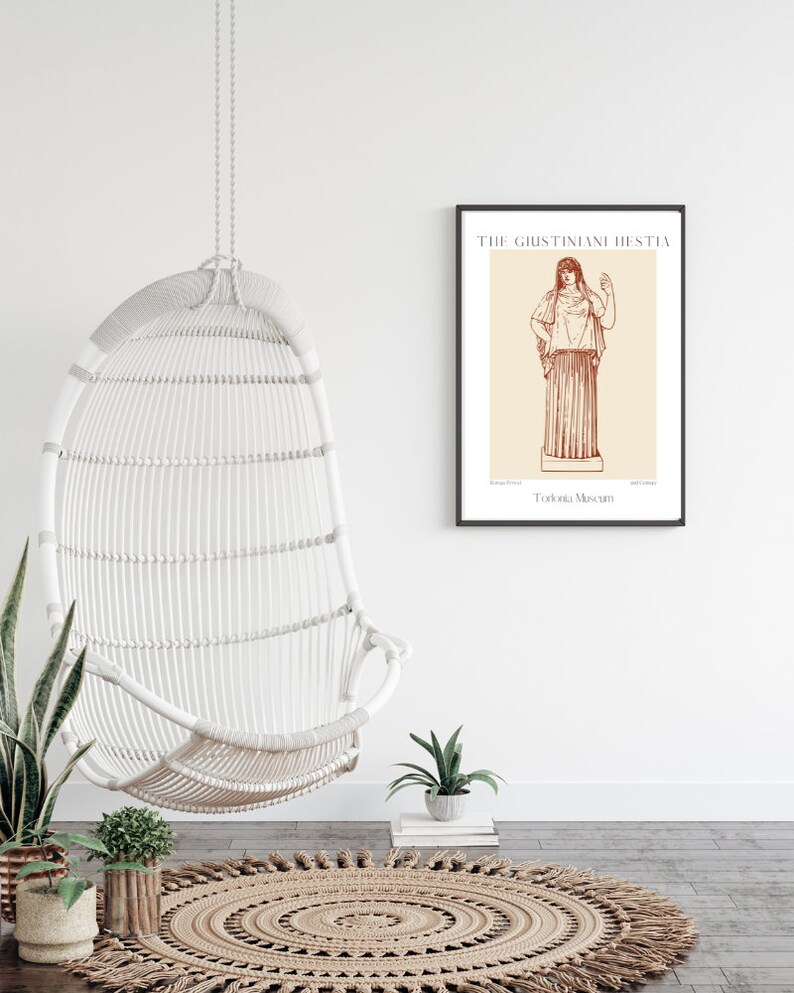 Hestia Print Hestia Altar Decor Goddess Poster Greek - Etsy