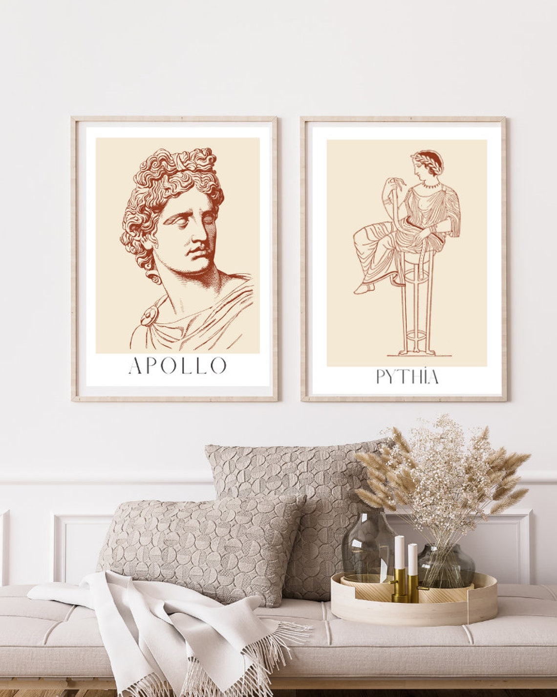 Pythia Oracle of Delphi The High Priestess Poster Priestess | Etsy