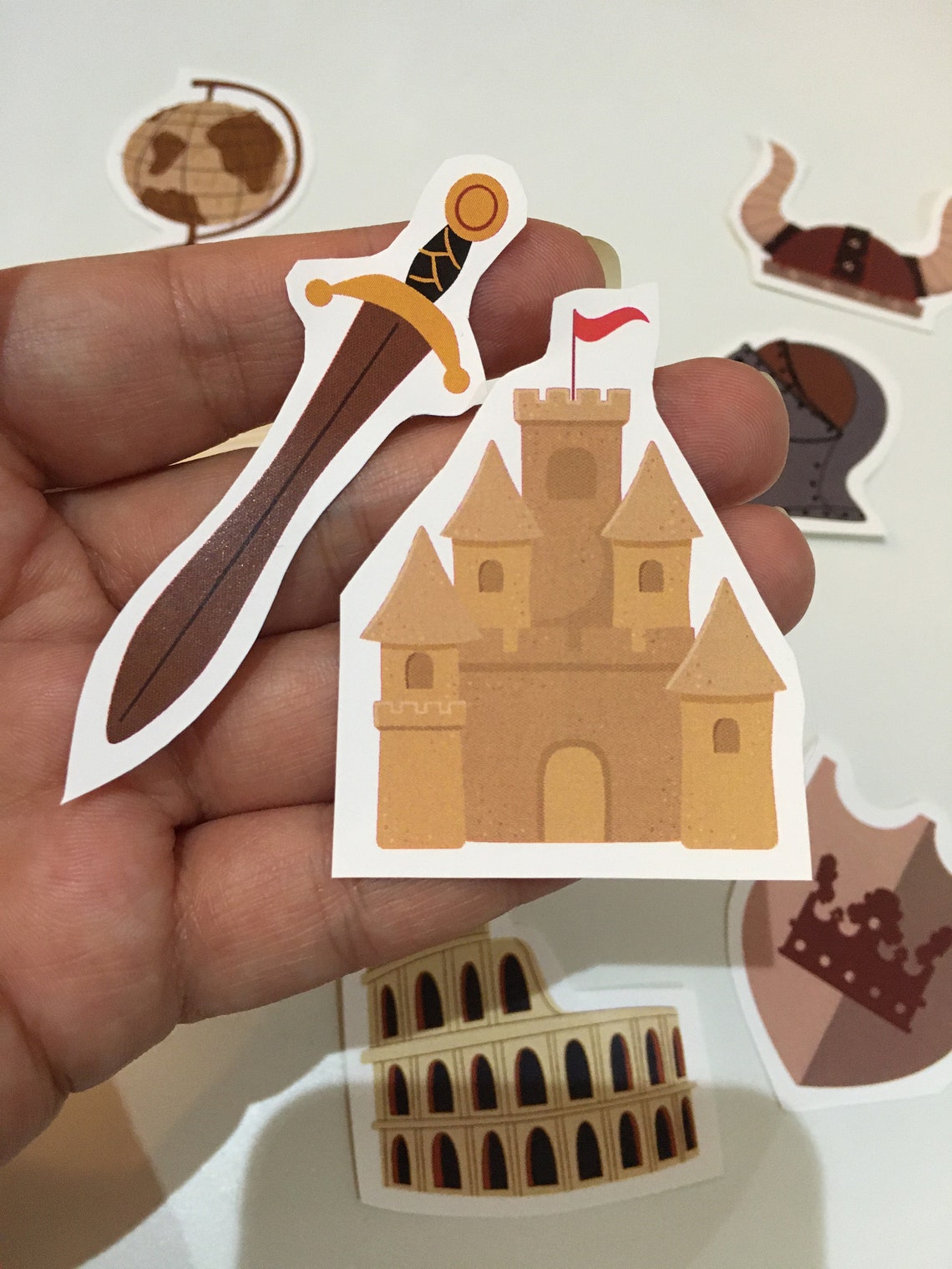 History Sticker Pack Medieval Stickers Dark Academia | Etsy