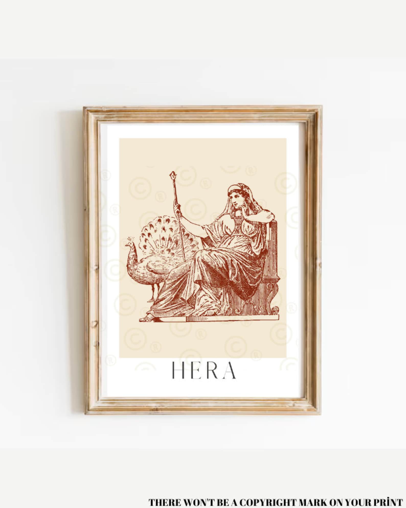 Goddess Hera Print Juno Poster Greek Mythology Art Greek - Etsy