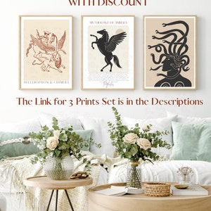 Pegasus Print, Greek Mythology Poster, Educational Posters, Horse Lover ...