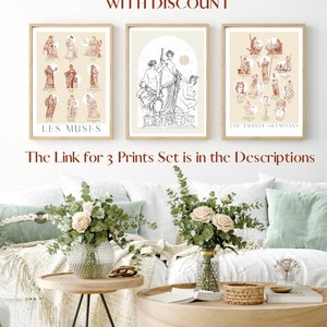 Thread of Life, the Fates, Ancient Greek Art, Greek Mythology Decor ...