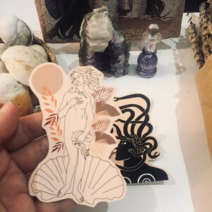 Goddess Aesthetic Sticker Pack Mythology Sticker Set Greek - Etsy