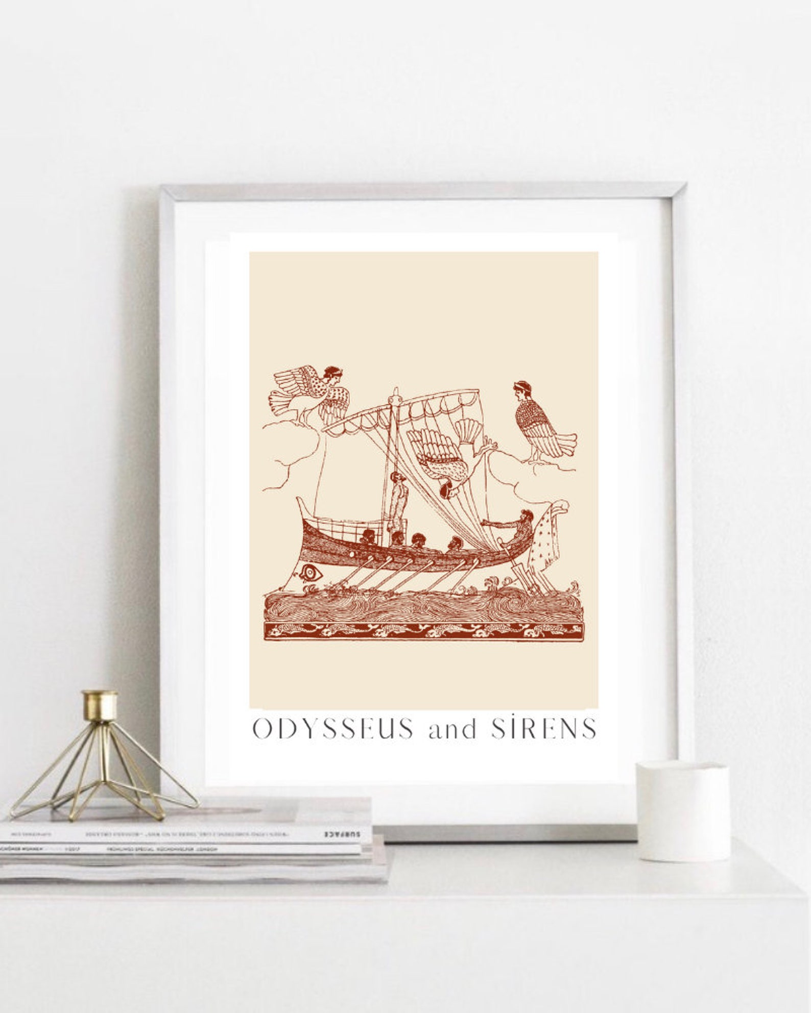 The Odyssey by Homer Poster The Odyssey art Classic | Etsy