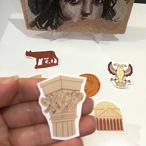 Roman Empire Sticker, Ancient Rome Sticker Pack, History Sticker Set ...