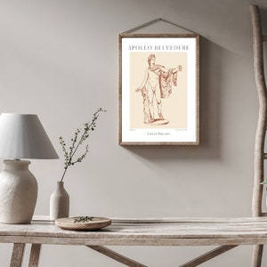 Apollo Belvedere Print, Vatican Museum, Greek Mythology Art - Etsy