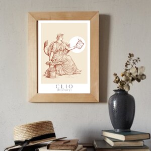 Clio, Clio Muse, History Poster, Historian Gift, History Teacher Gift ...