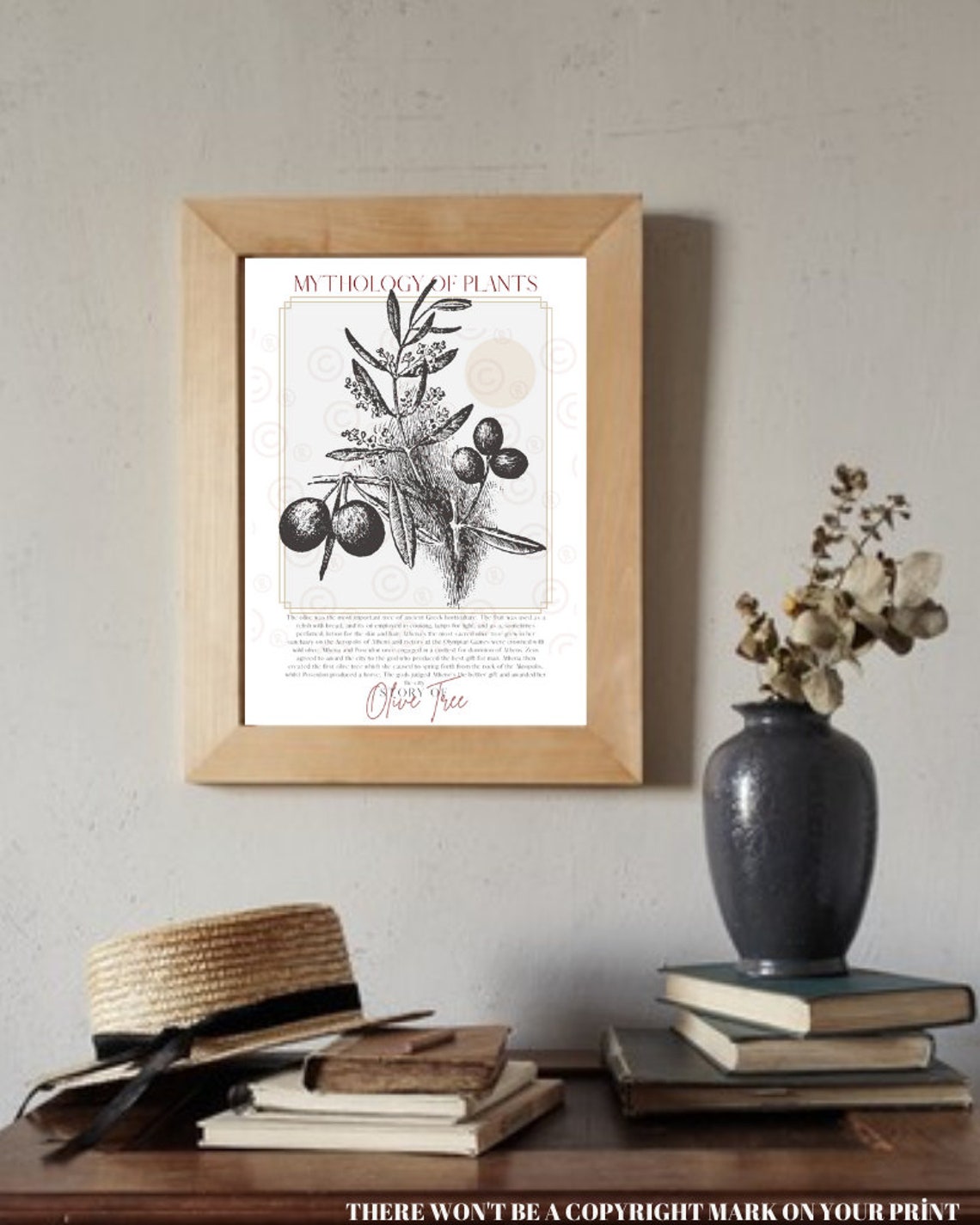 Olive Tree Print, Olive Branch, Kitchen Wall Art, Dining Room Wall ...