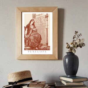Penelope, Wife of Odysseus, the Odyssey by Homer Poster, the Odyssey ...