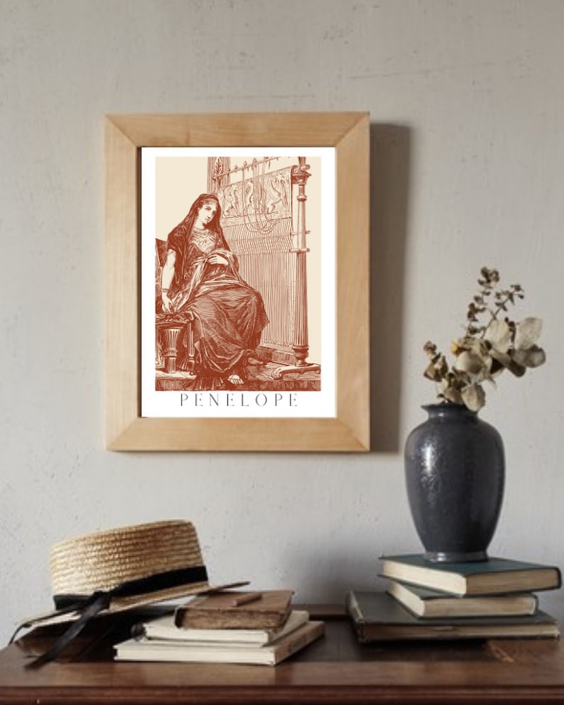 Penelope Wife of Odysseus the Odyssey by Homer Poster the | Etsy