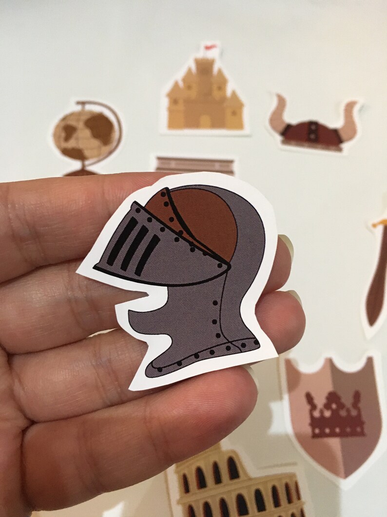 History Vinyl Sticker Pack, Medieval, Dark Academia, Waterproof Decals ...