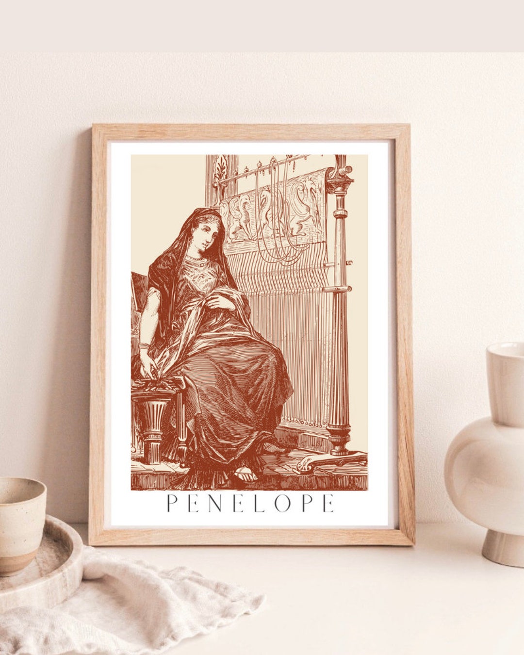 Penelope Wife of Odysseus the Odyssey by Homer Poster the - Etsy