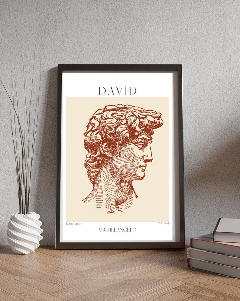 Michelangelo David Statue Print, Renaissance Art History Poster - Etsy