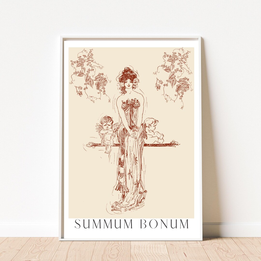 Summum Bonum Poster, Stoic Philosophy Art Print - Etsy