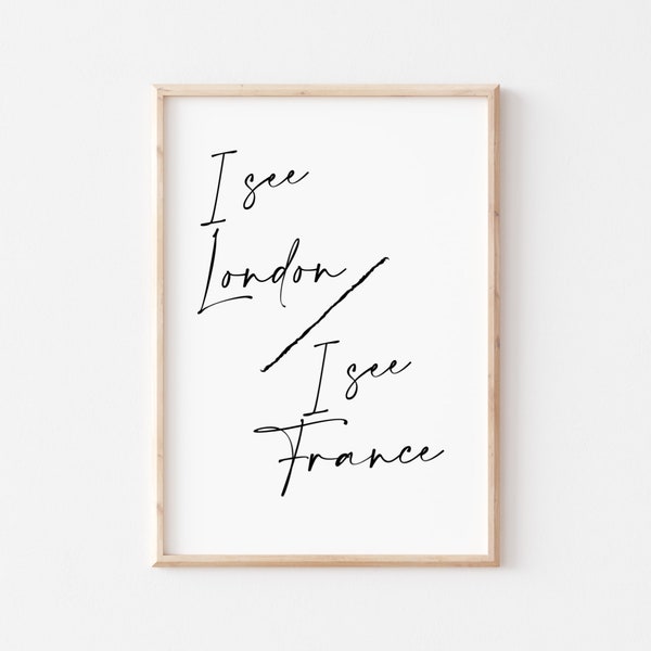I See London I See France - Etsy