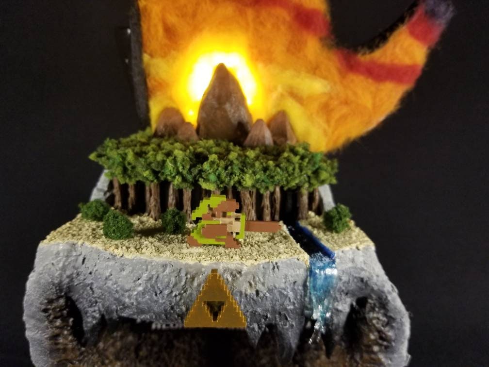 The Hero's Gauntlet (legend of Zelda Power Glove Diorama) - Etsy