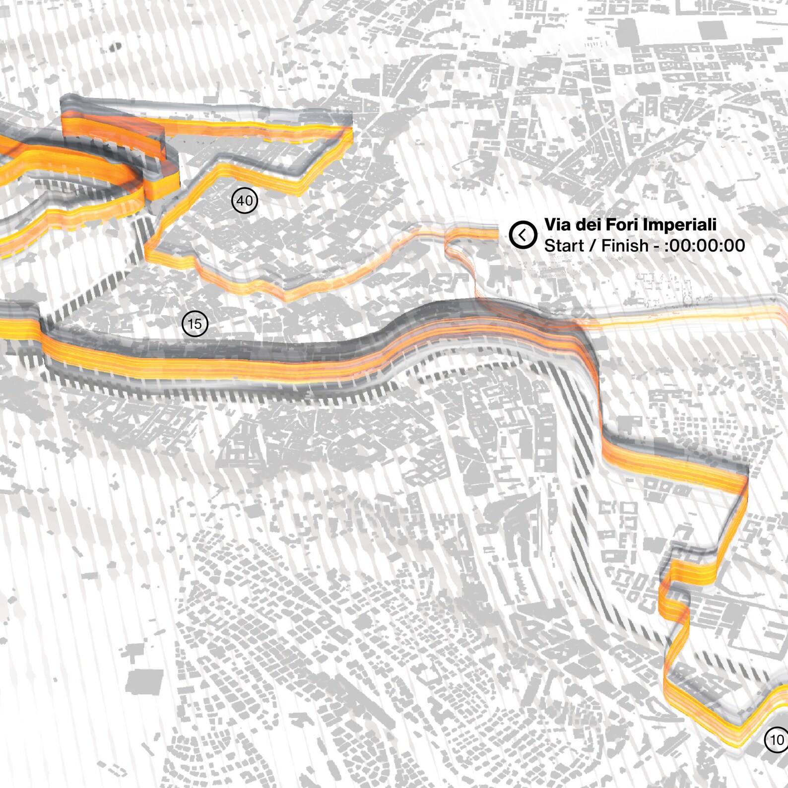 Rome Marathon / Personalised Route Map - Etsy