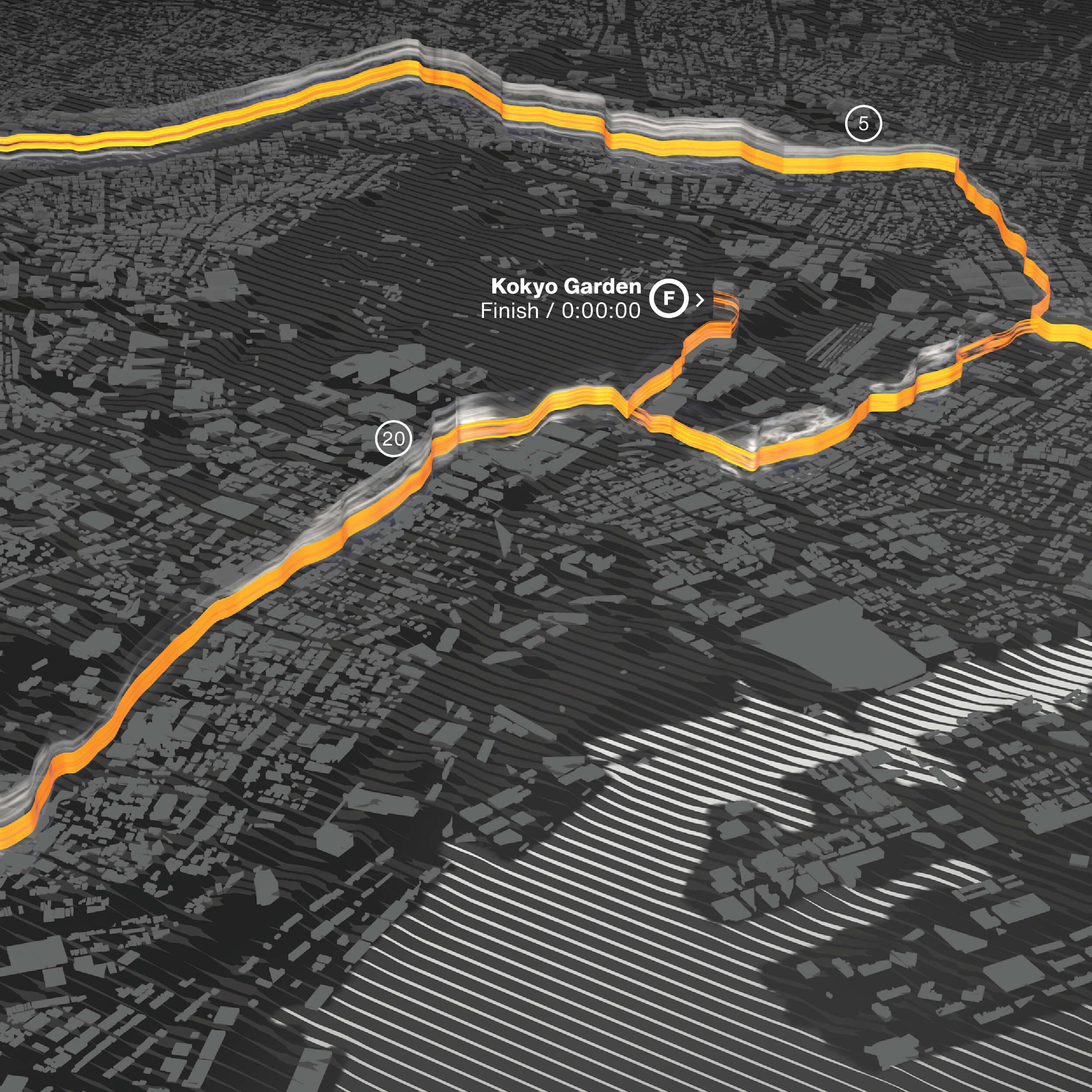 Tokyo Marathon / Personalised Route Map - Etsy