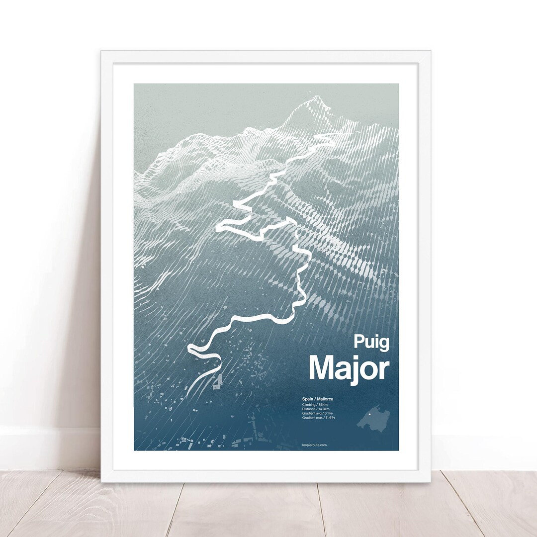 Puig Major Climb Poster - Etsy