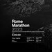 Rome Marathon / Personalised Route Map - Etsy