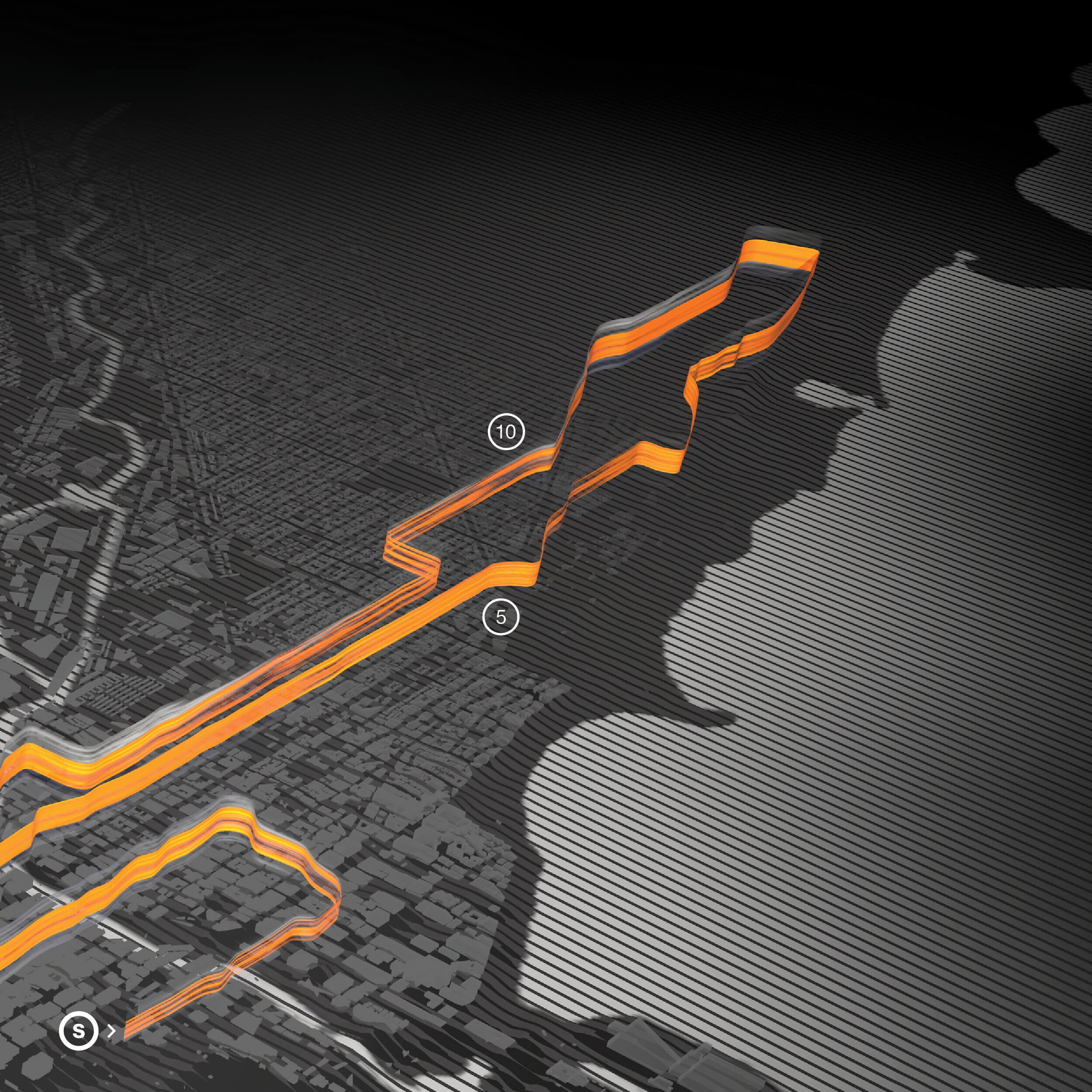 Chicago Marathon / Personalised Route Map - Etsy