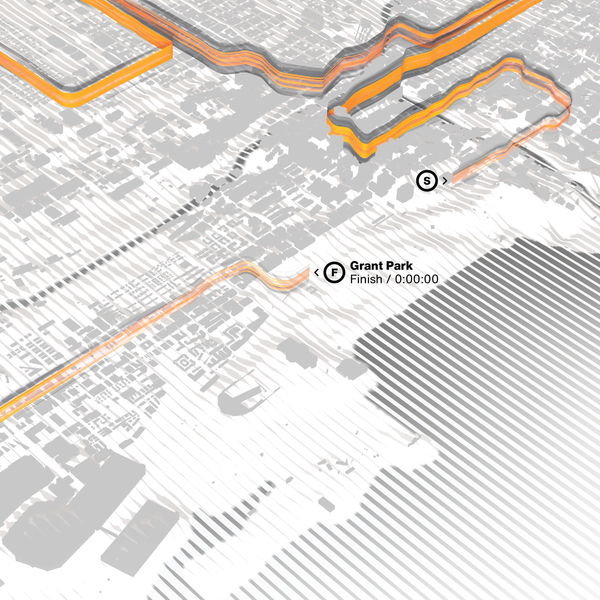Chicago Marathon / Personalised Route Map - Etsy