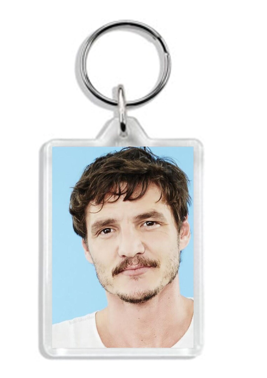 Pedro Pascal Keychain, Double-sided Photo Acrylic Keyring - Etsy