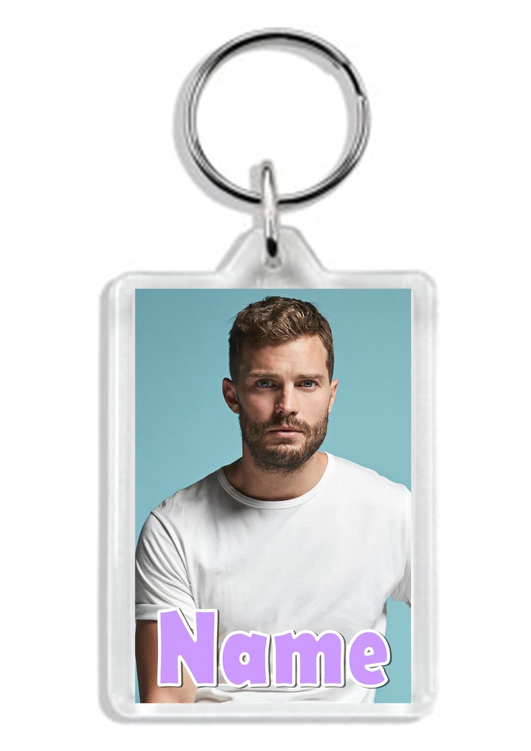 Personalised Jamie Dornan Keyring / Keychain / Bag Tag - Add Any Name ...