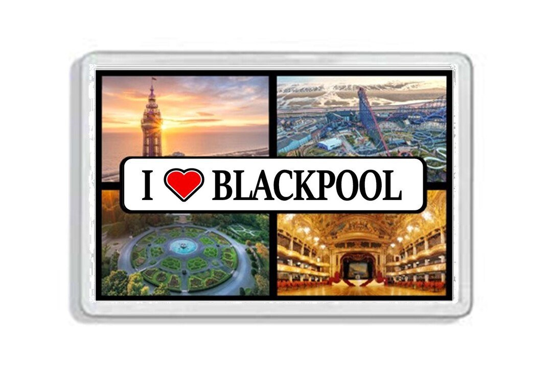 Blackpool Fridge Magnet (70 X 45mm) Choice of 3 Quotes *souvenir Gift ...