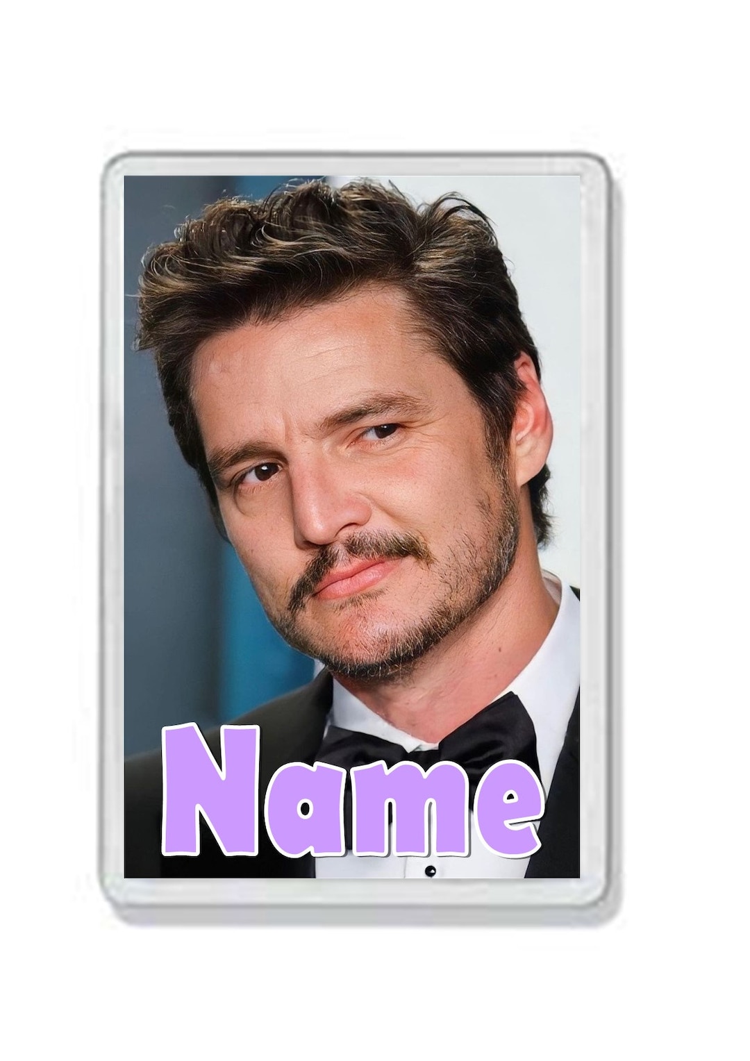 Personalised Pedro Pascal Fridge Magnet - Add Any Name or Text *great ...