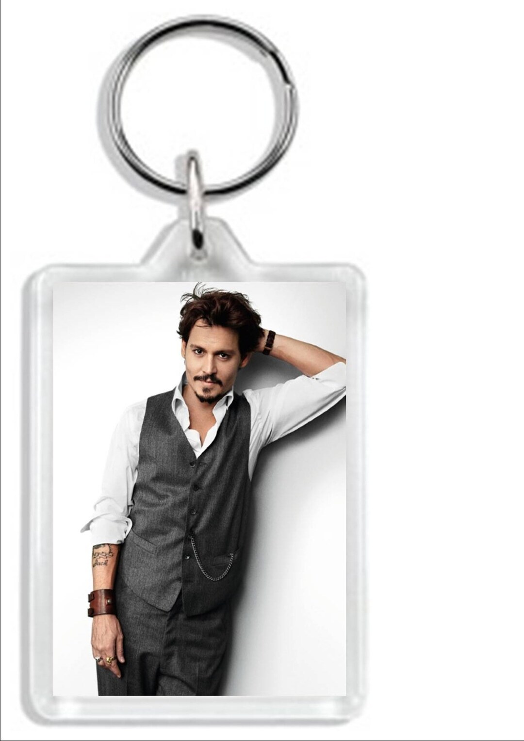 Johnny Depp Keyring / Keychain / Bag Tag *great Gift* - Etsy