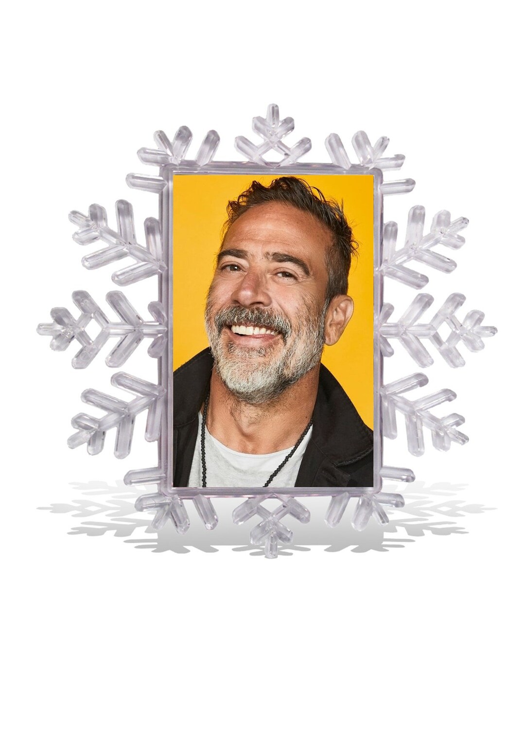 Jeffrey Dean Morgan Christmas Tree Snowflake Hanger / Decoration ...
