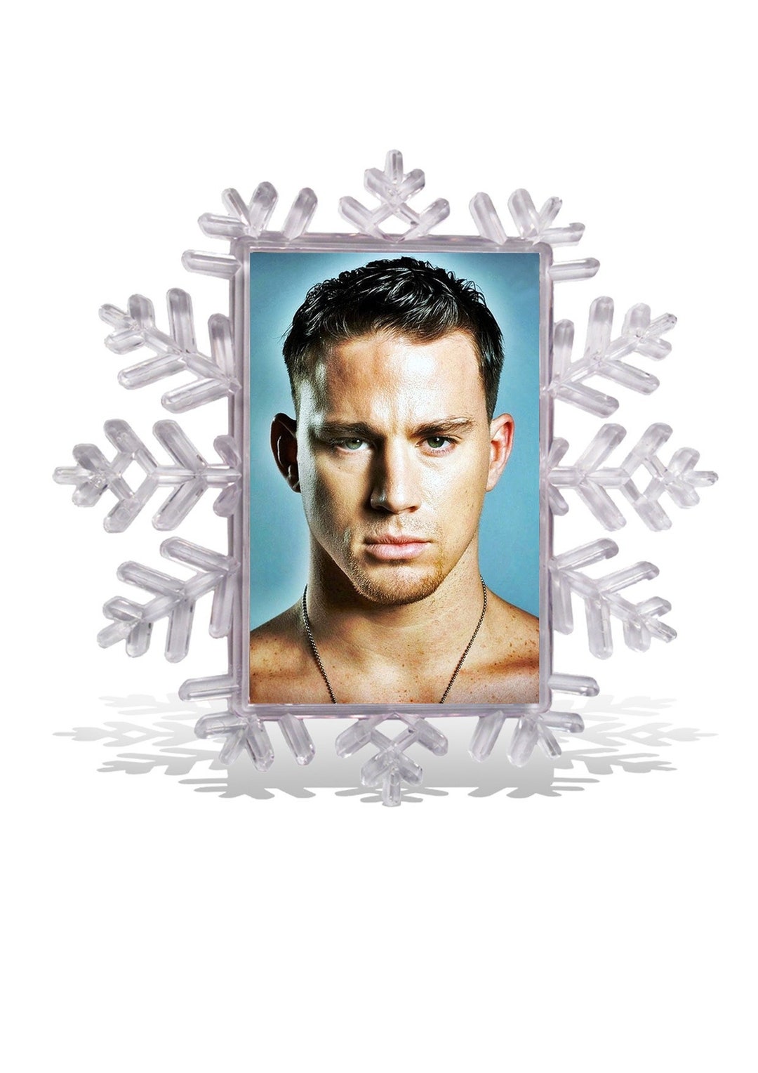 Channing Tatum Christmas Tree Snowflake Hanger / Decoration / Bauble ...