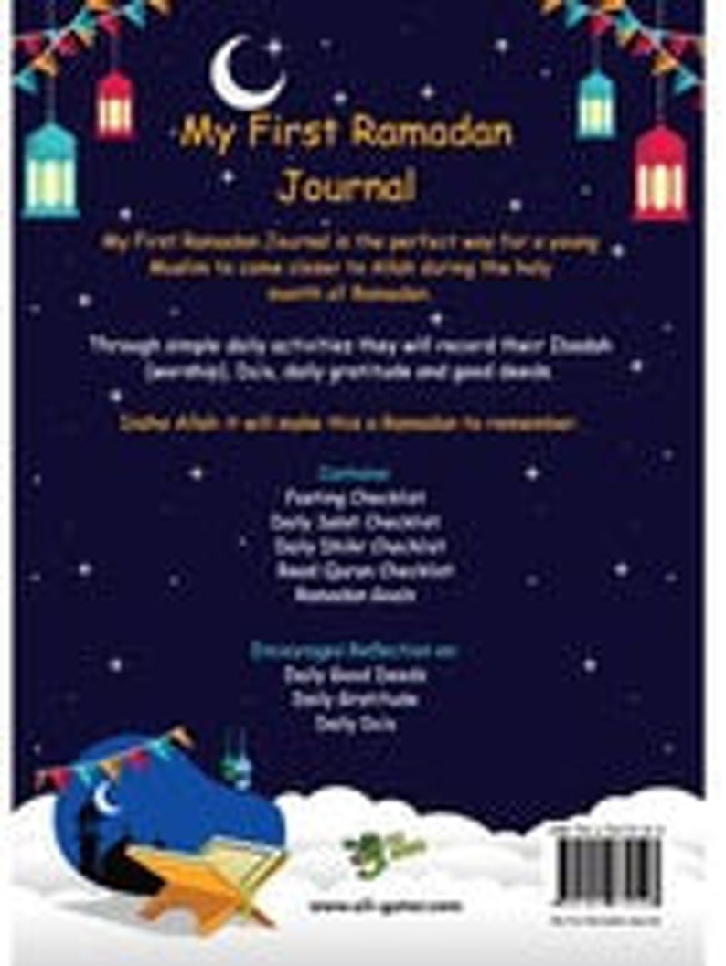 My First Ramadan Journal Islamic Ramadhan Eid Activity Book - Etsy