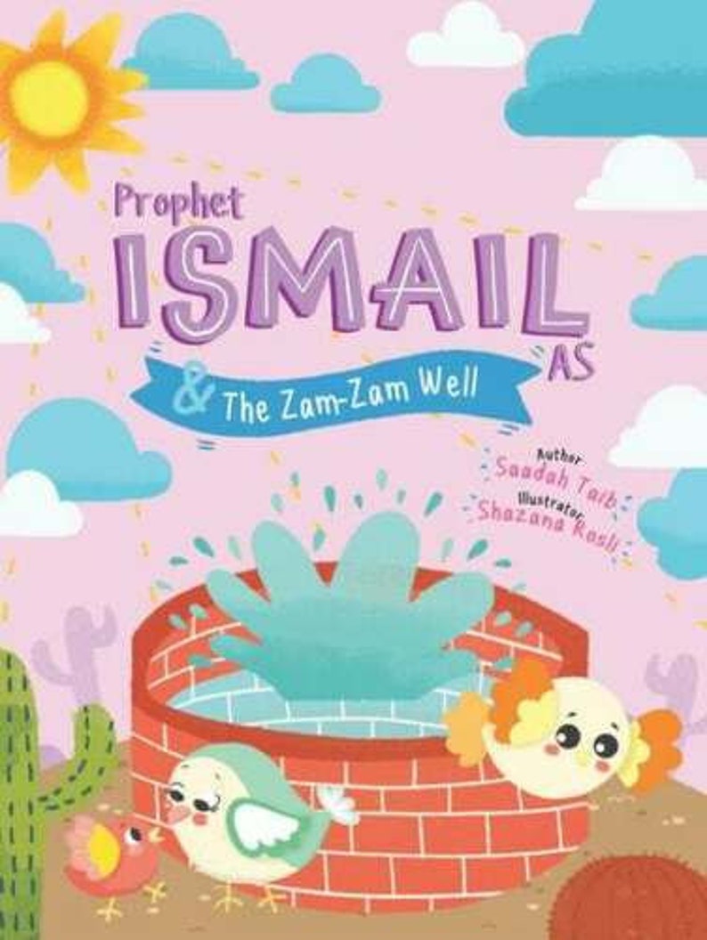 Prophet Ismail and the Zam Zam Well Activity Book Colouring Drawing ...