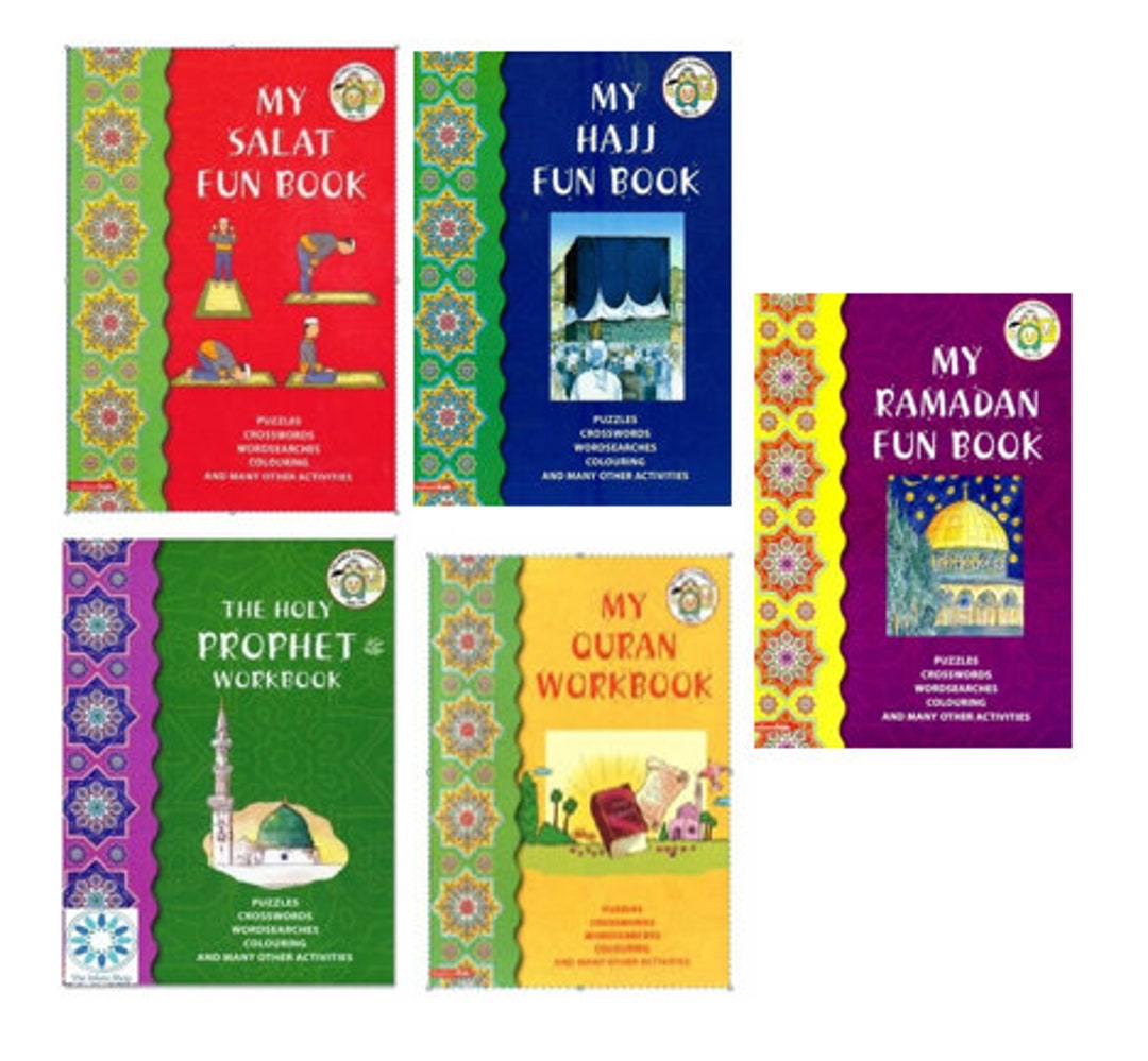 Islamic Fun Workbook Series-muslim,islamic Children Ideas Gift - Etsy