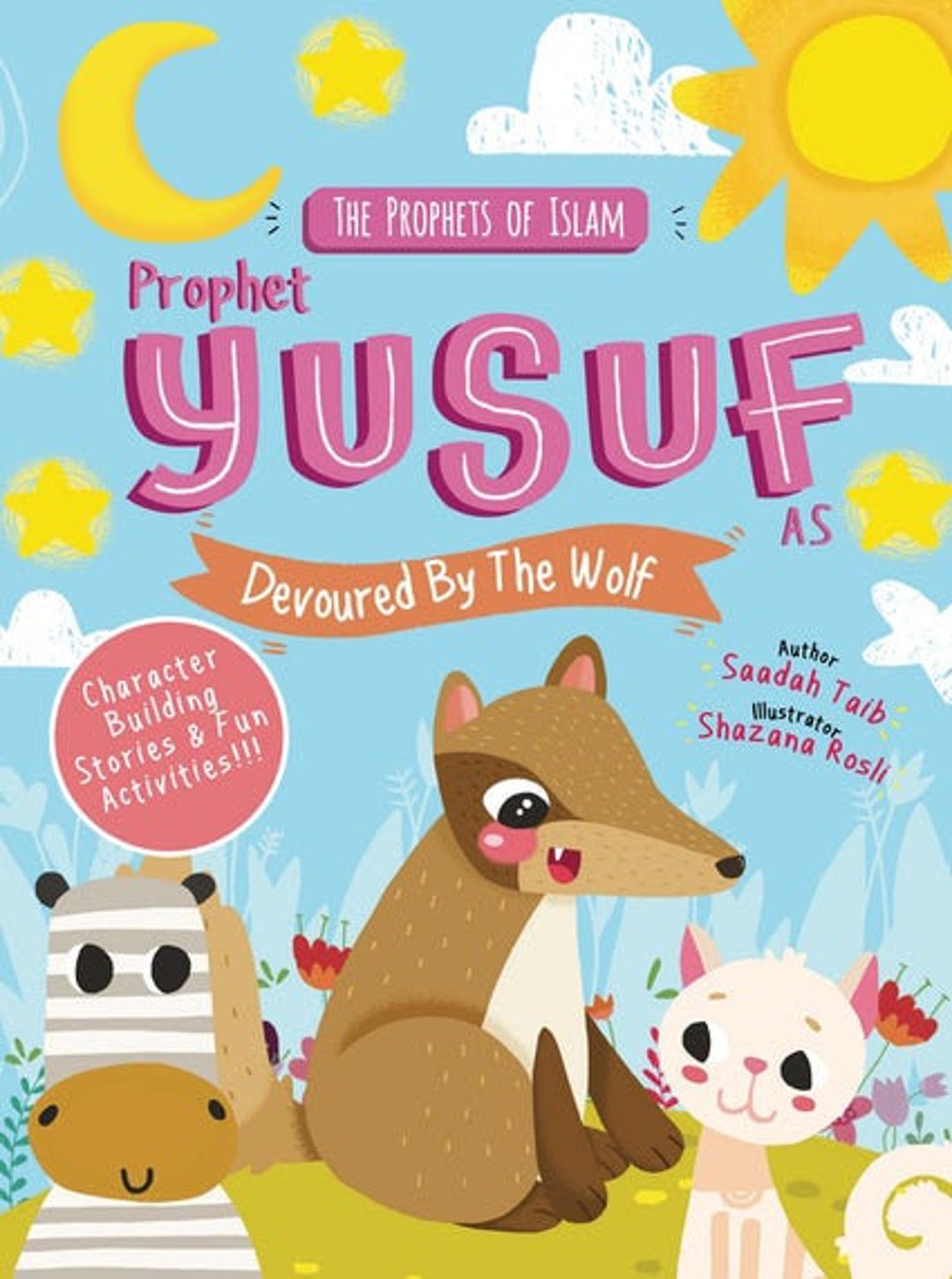 Prophet Yusuf and the Wolf Colouring Drawing Islamic Children's - Etsy UK