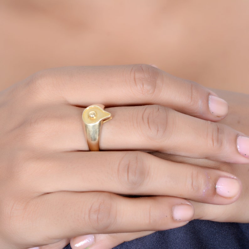 18k Gold Filled Ring Lord Shiva Ring 925 Silver Shiv Ring | Etsy