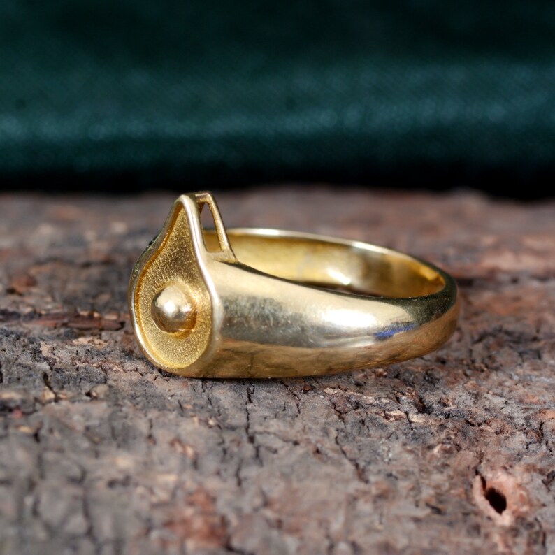 18k Gold Filled Ring Lord Shiva Ring 925 Silver Shiv Ring | Etsy