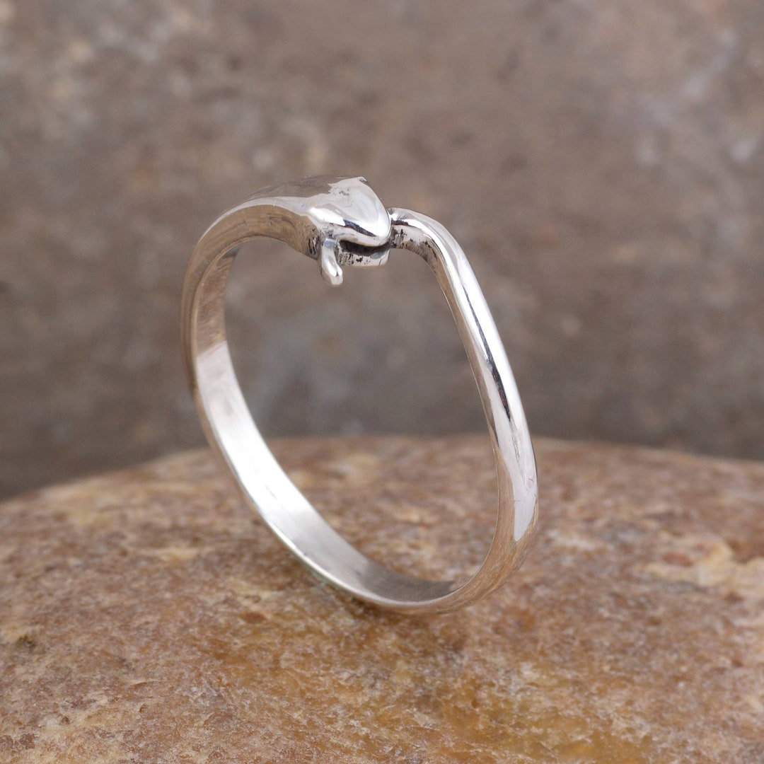 Ouroboros Ring, Tail Ring, Snake Ring, Ouroboros Jewelry, Stacking Ring ...