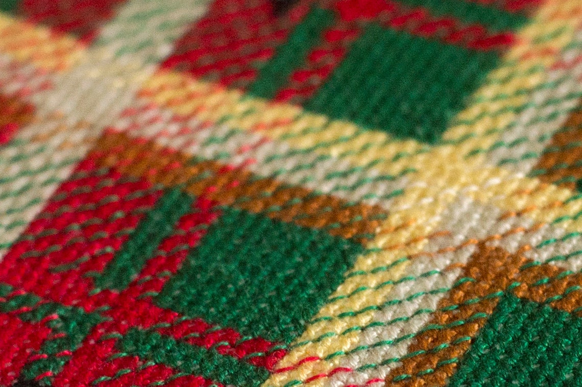 Tartan Canada Map, Canadian Tartan, Maple Leaf Tartan, Cross Stitch ...