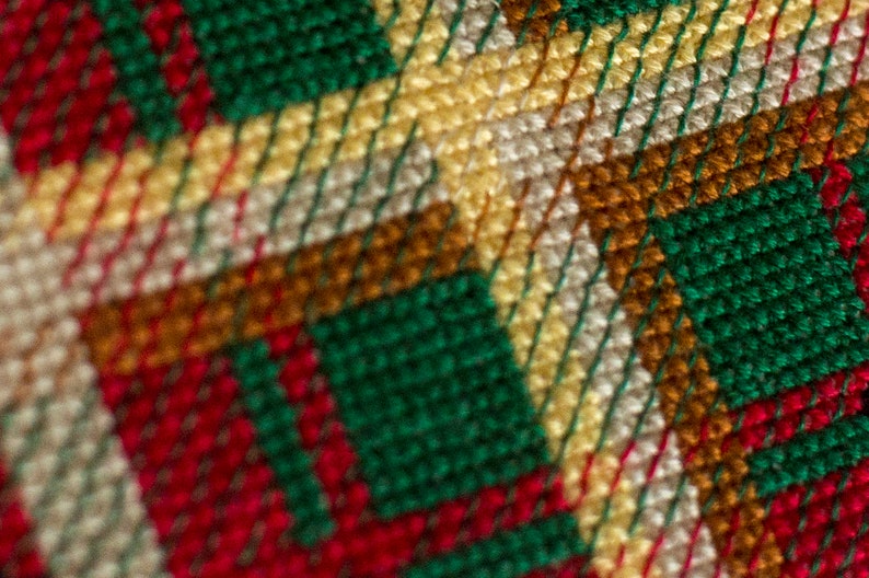 Tartan Canada Map, Canadian Tartan, Maple Leaf Tartan, Cross Stitch ...