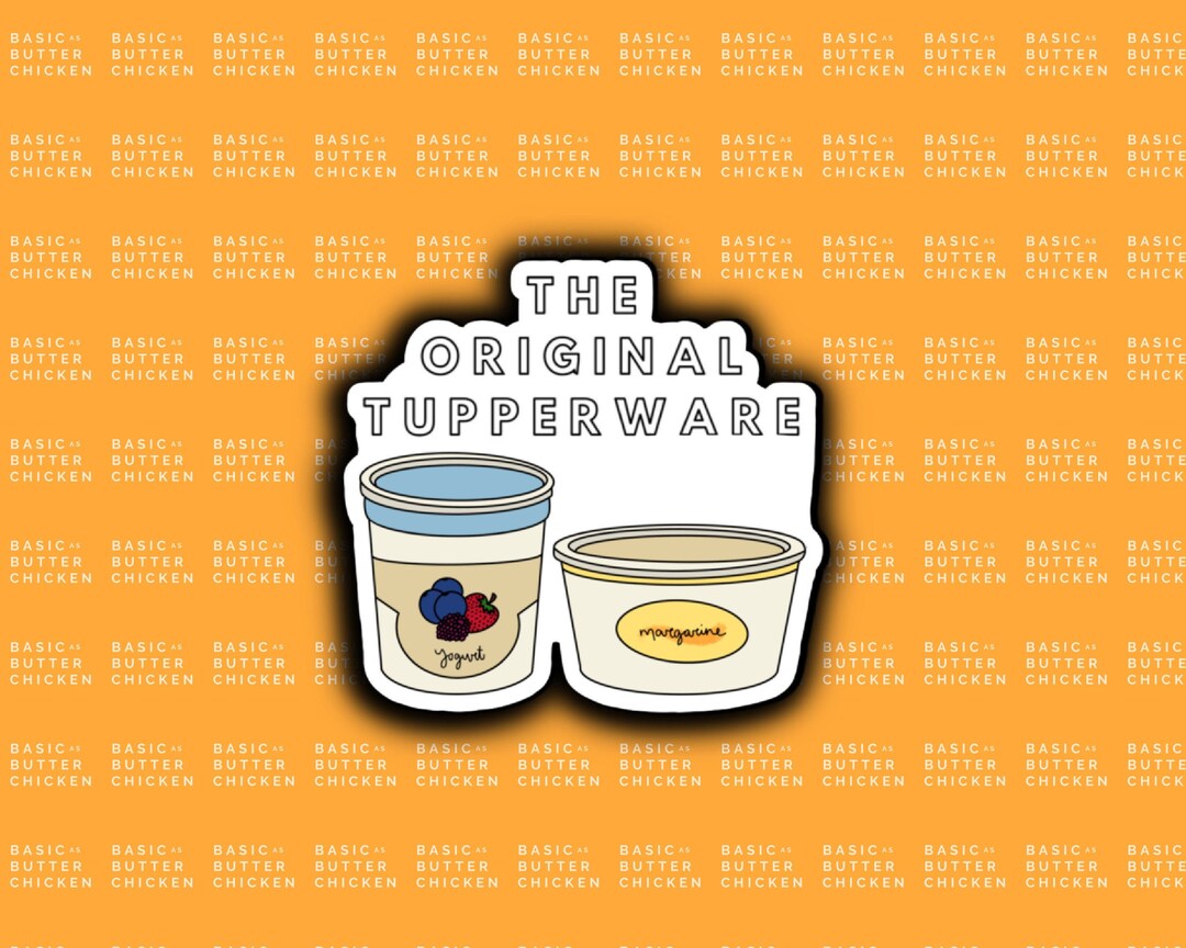 Tupperware Stickers | Tupperware, Waterproof, Laptop, Ipad, Bullet ...