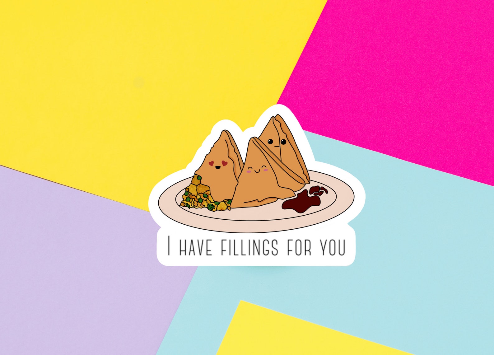 Samosa Sticker - Etsy Canada