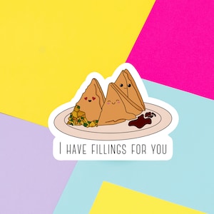 Samosa Sticker - Etsy Canada