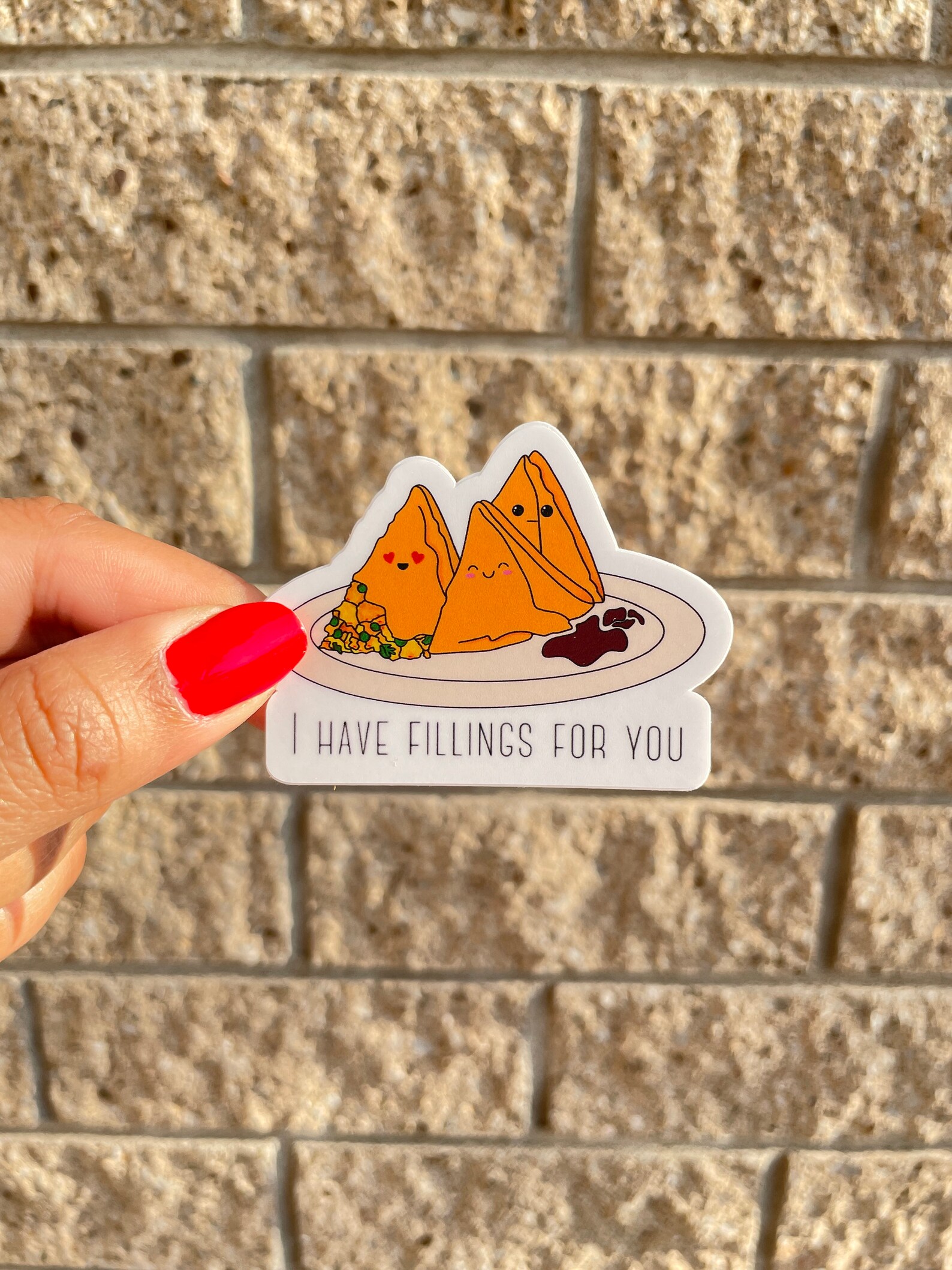 Samosa Sticker - Etsy Canada