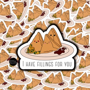 Samosa Sticker - Etsy Canada