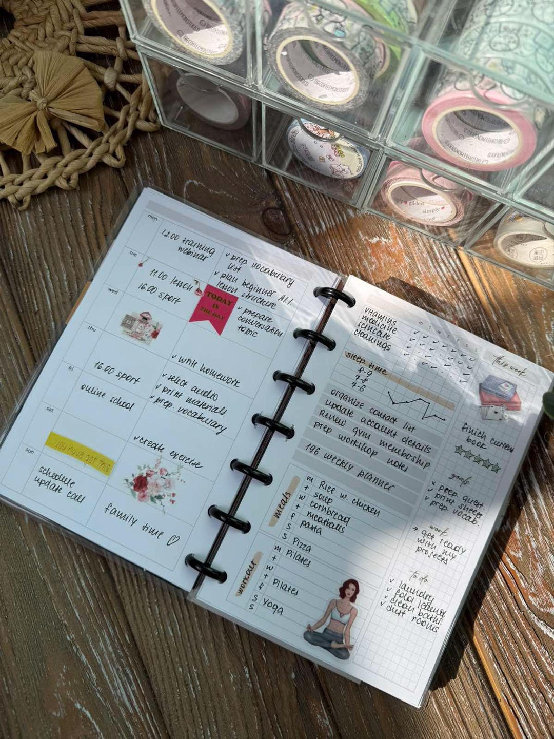 Mini Happy Planner, Printable Weekly Planner, Weekly Refill, Week at a ...