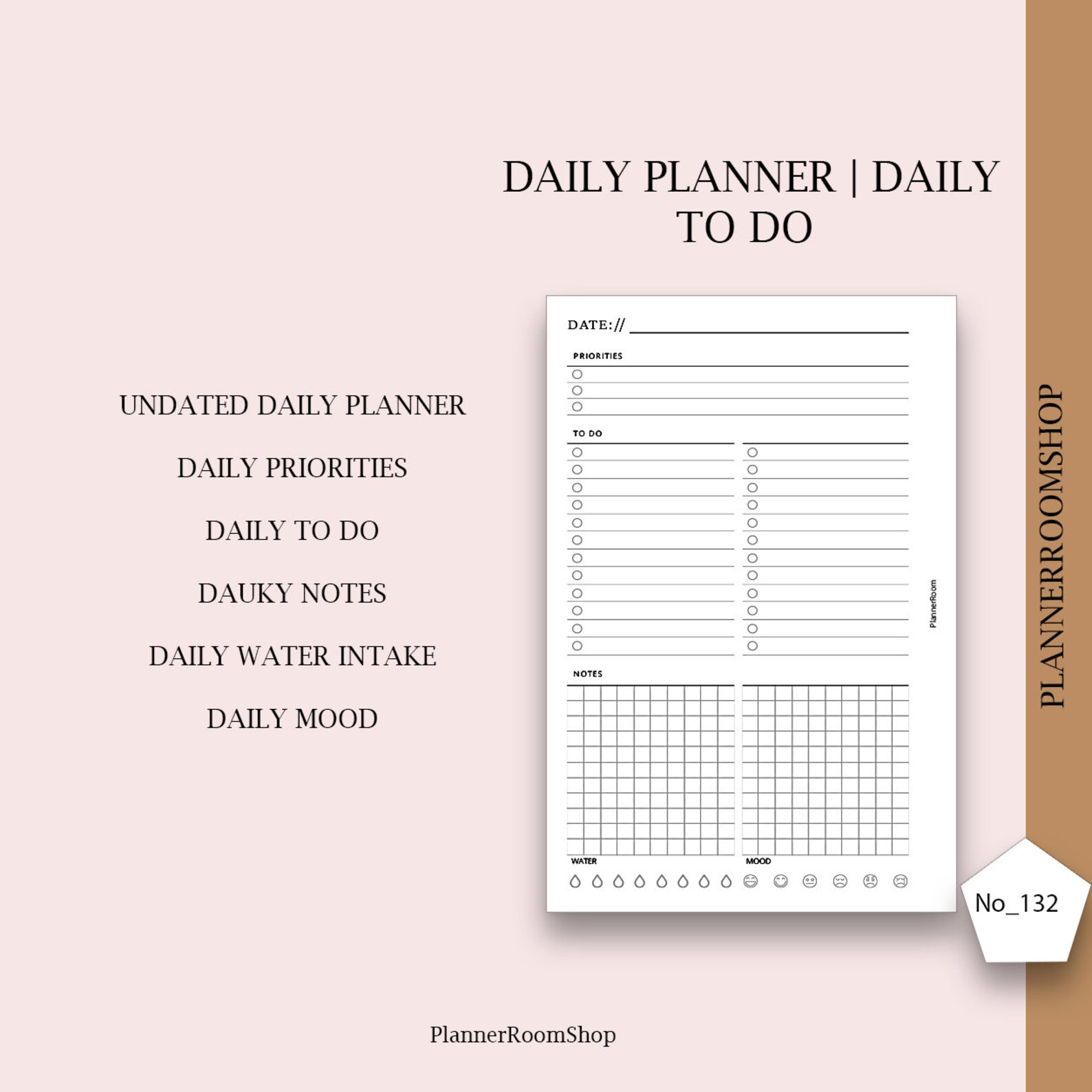 Daily Planner Printable Personal Planner Inserts Daily - Etsy